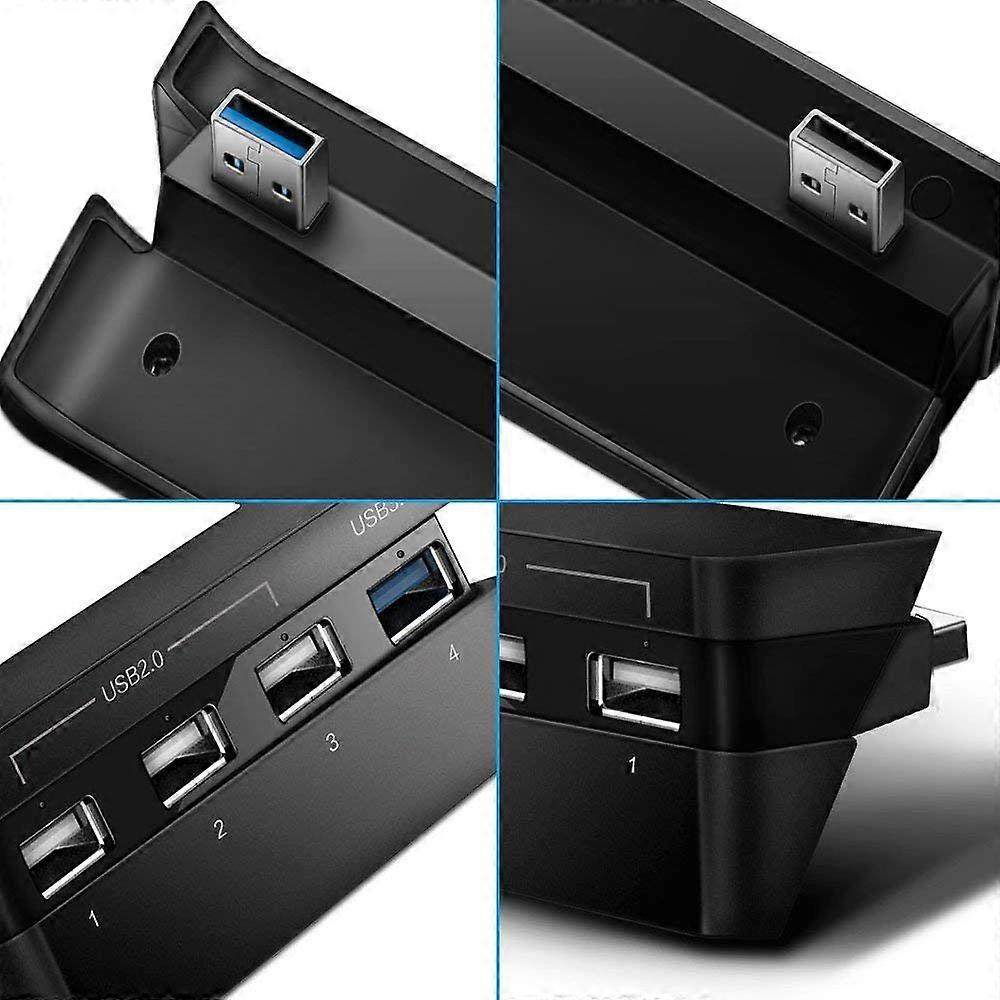 PS4 Gaming Console HUB, 4 USB Port Hub compatible with PS4 Slim, USB 3. ...