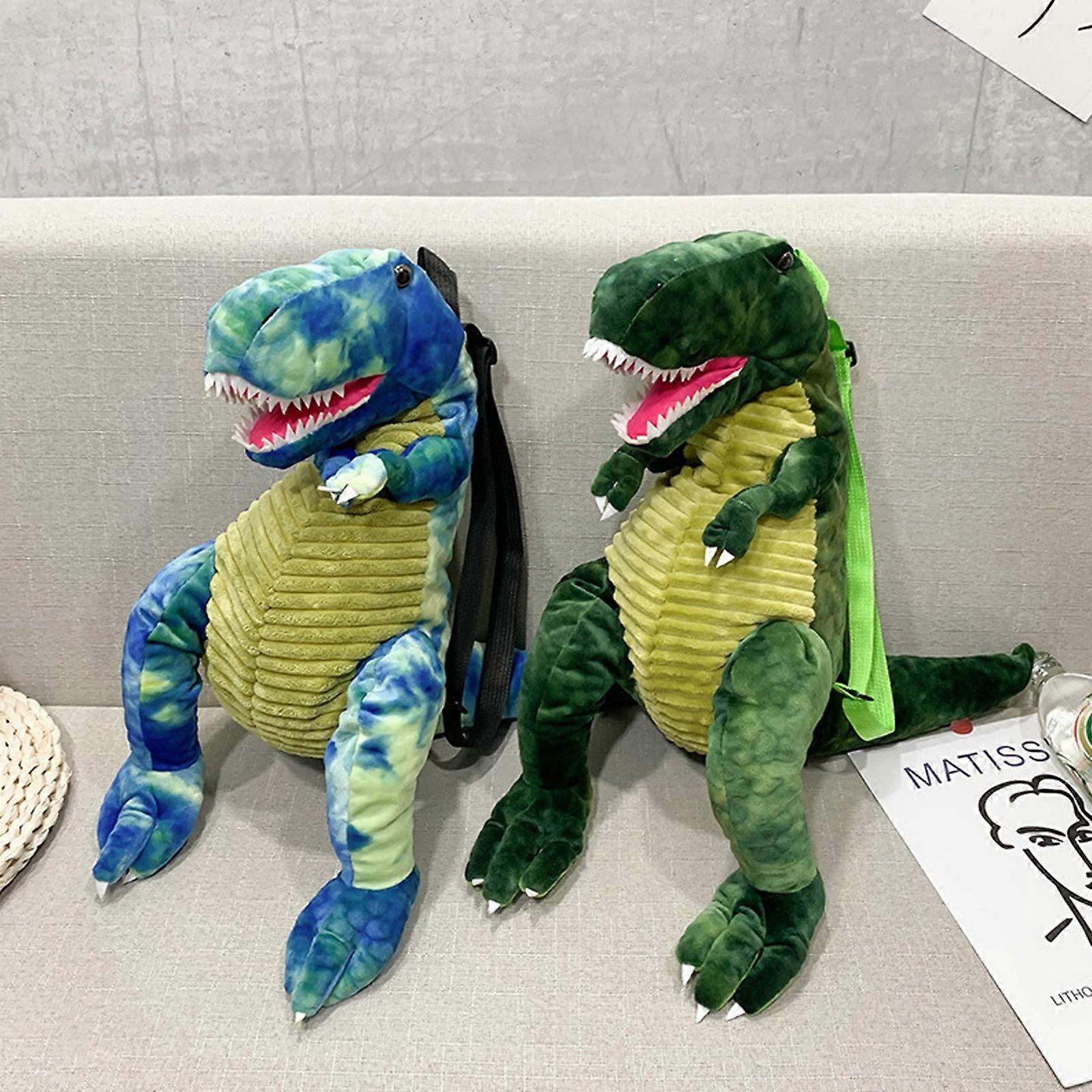 Dinosaur Backpack,Dinosaur Bag with Zipper and Adjustable Straps, Plush ...