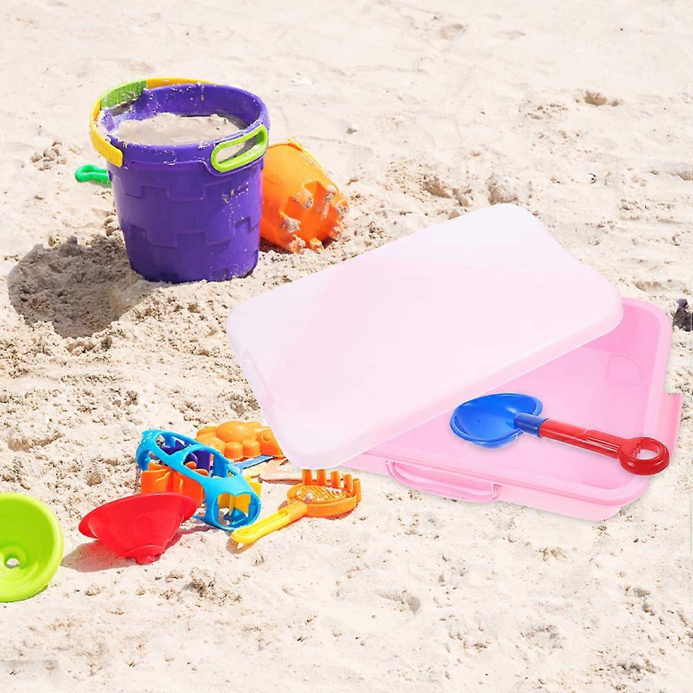 2pcs Portable Sand Tray Storage Box For Kids Sand Tray Sandbox With Lid ...