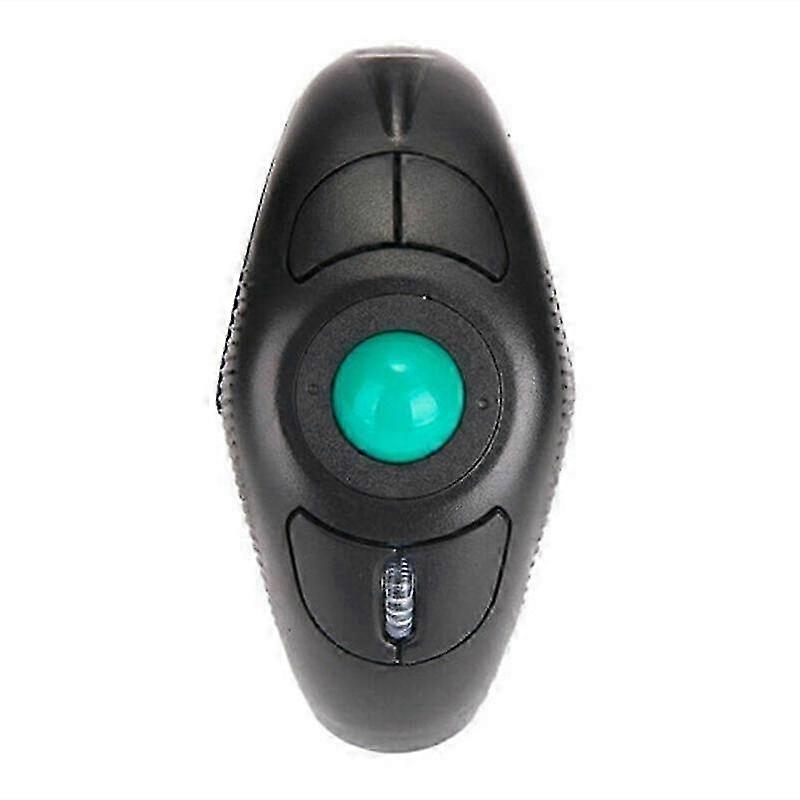 2.4G Wireless Air Mouse Ergonomic Trackball Handheld Finger USB Mouse ...