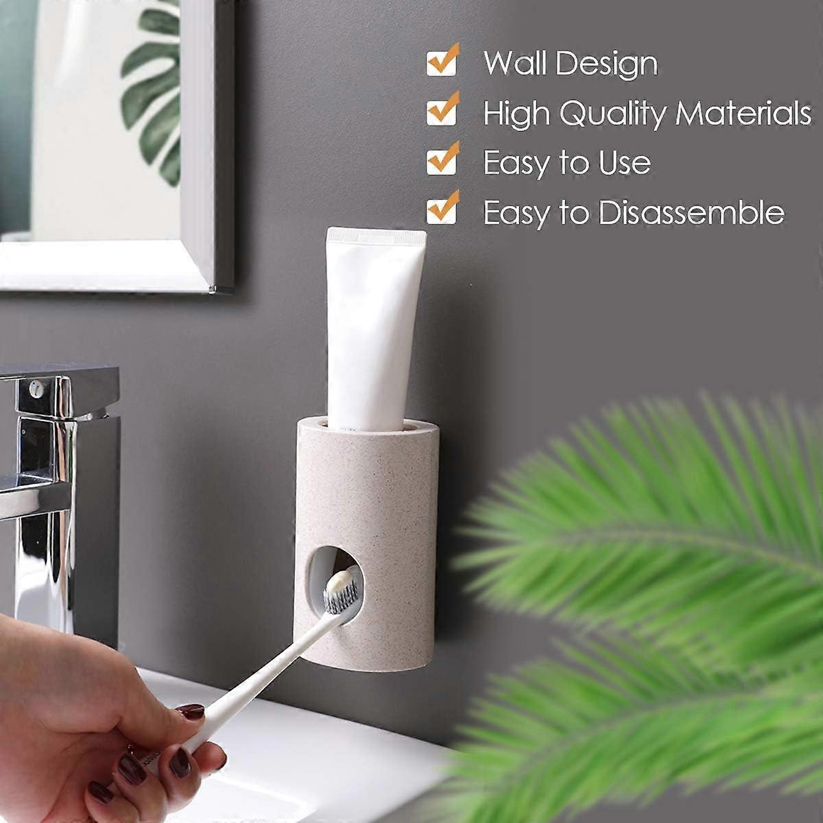 Automatic Toothpaste Extruder Kids Wall Mount Toothpaste Dispenser ...
