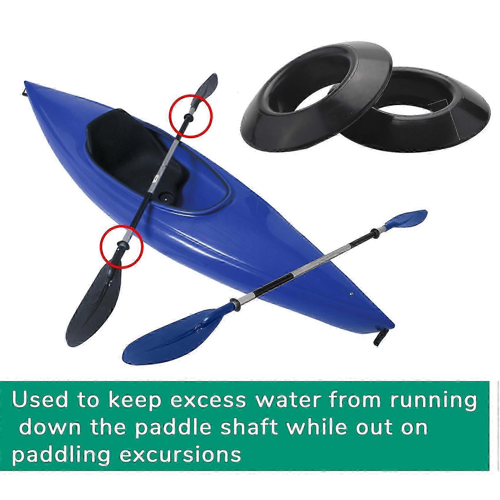 4Pcs Universal Kayak Canoe Raft Paddle Oar Drip Rings Splash Guards ...