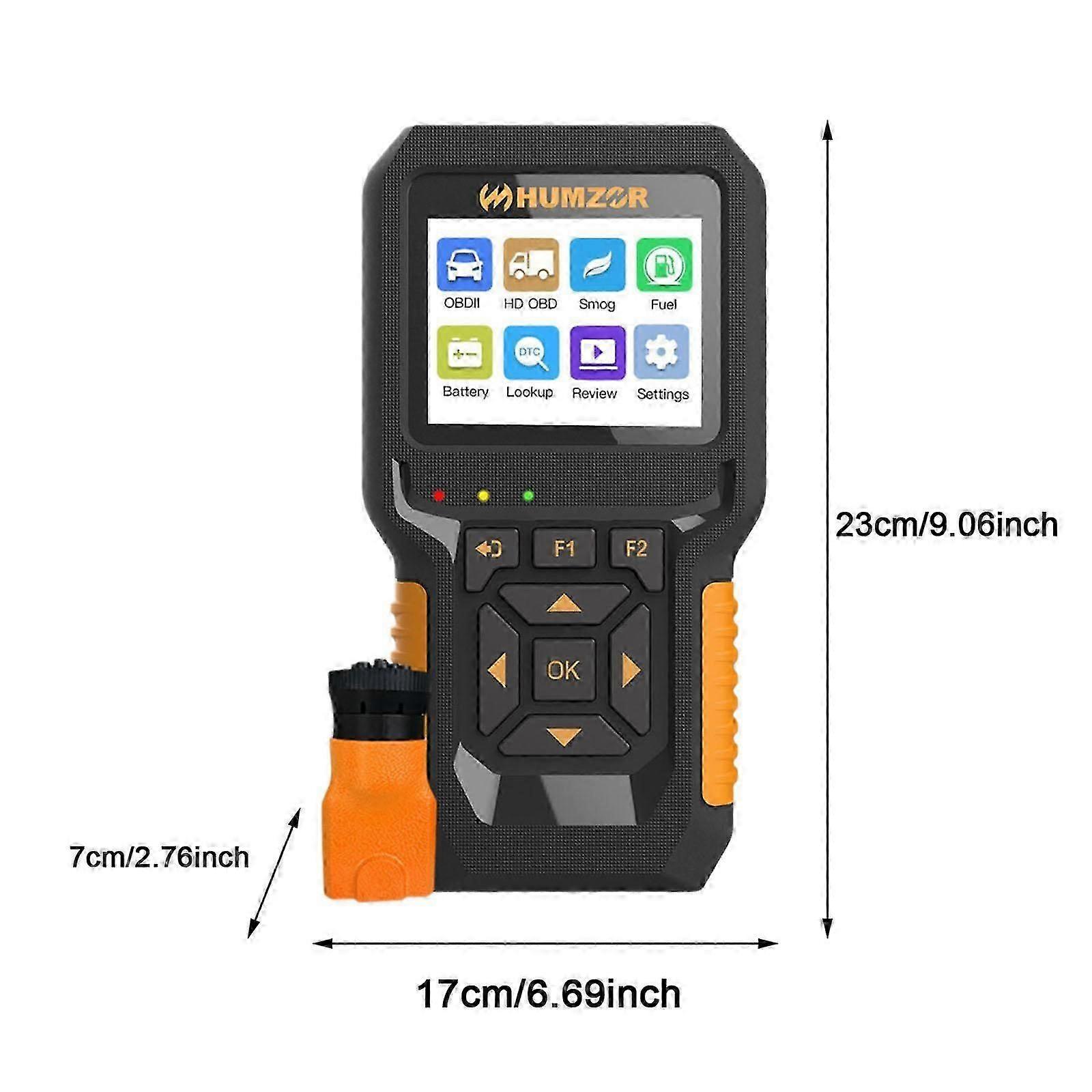 2026 New OBD2 Scanner Portable 12V-24V Handheld Car Engine Fault Code ...