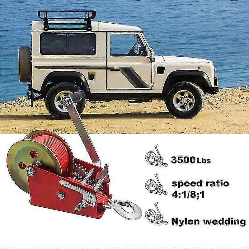Boat Winch 3500Lbs Capacity Heavy Duty Hand Winch, Hand Winch Boat ...