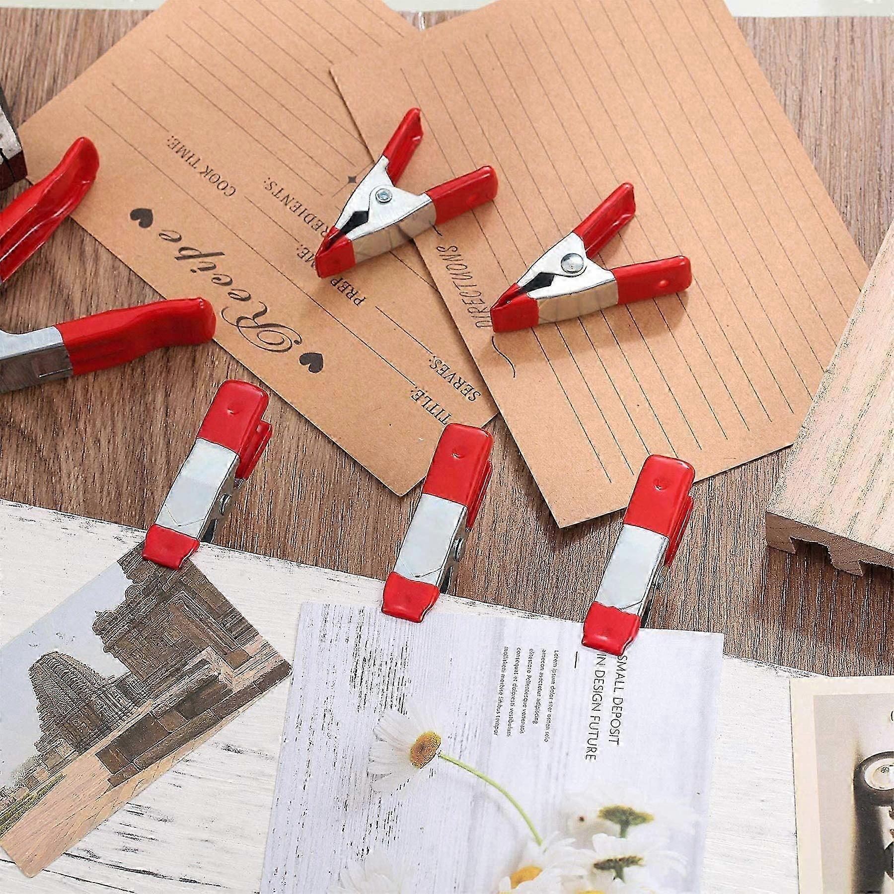 Metal Spring Clamp 12 Pcs Rubber Coated Metal Spring Clamp 50mm/100mm ...