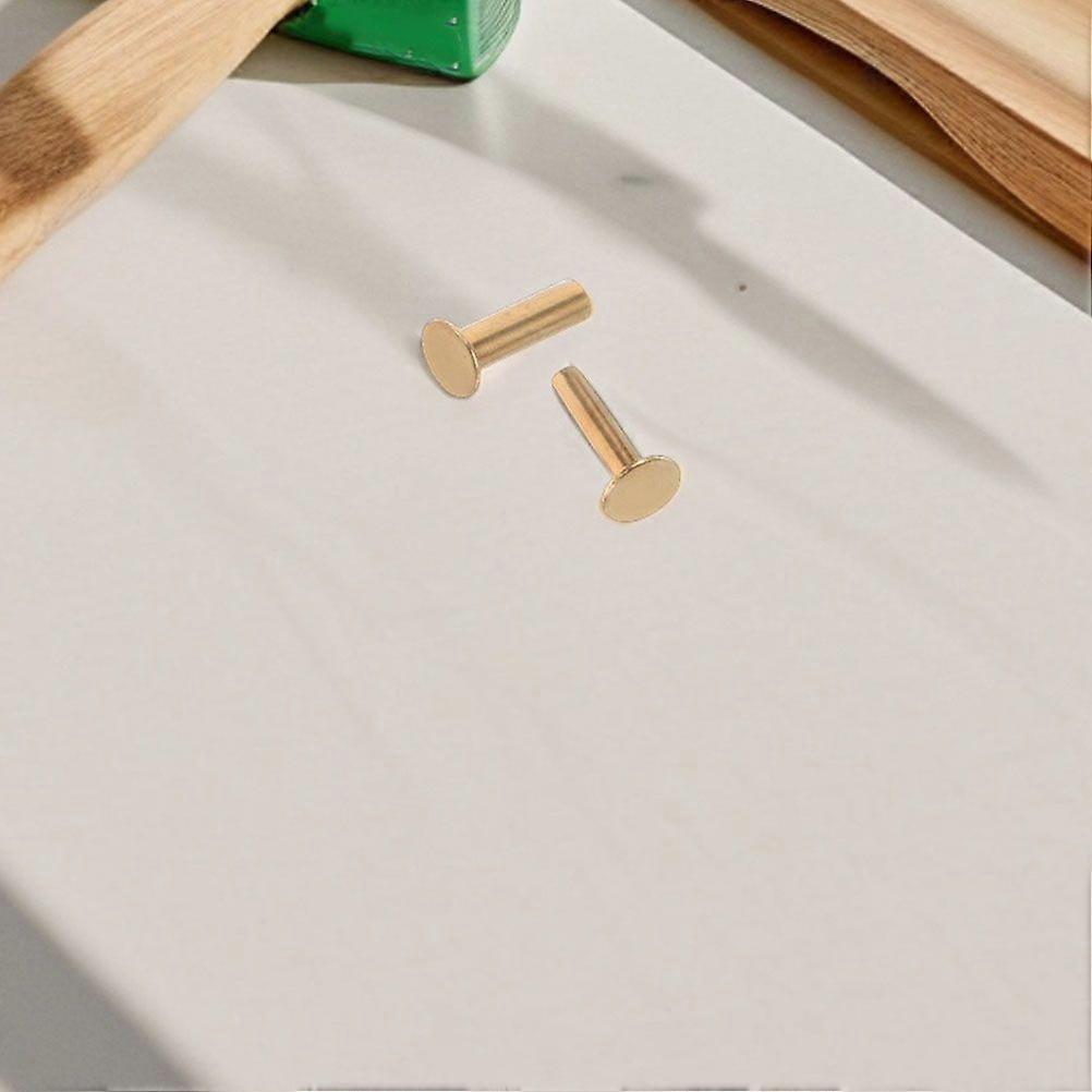 14 Pairs Copper Rivets For Kitchen Knife Handle Fixing Diy Wooden Knife ...