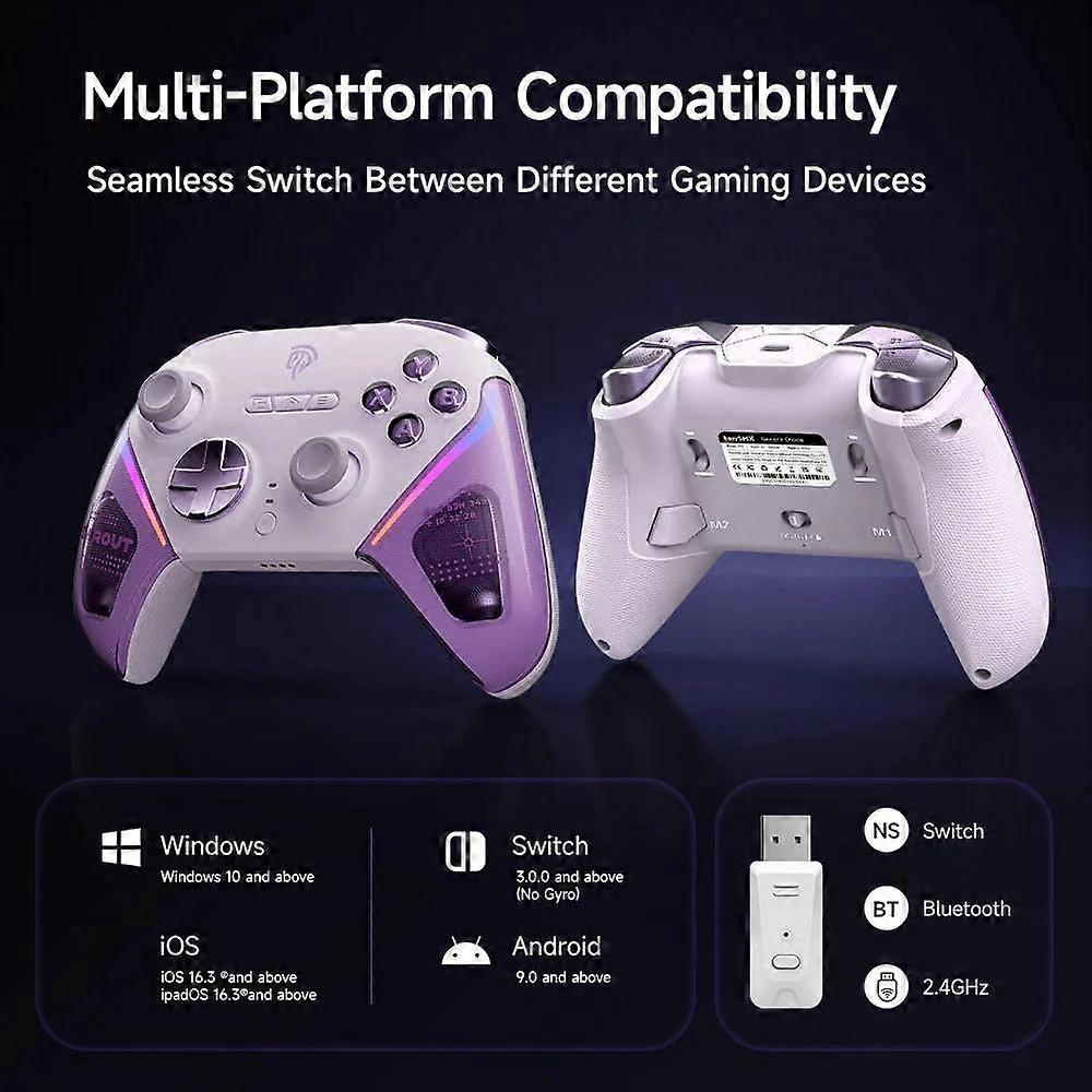 EasySMX D10 Wireless Gaming Controller with Dual-Mode Triggers & TMR ...