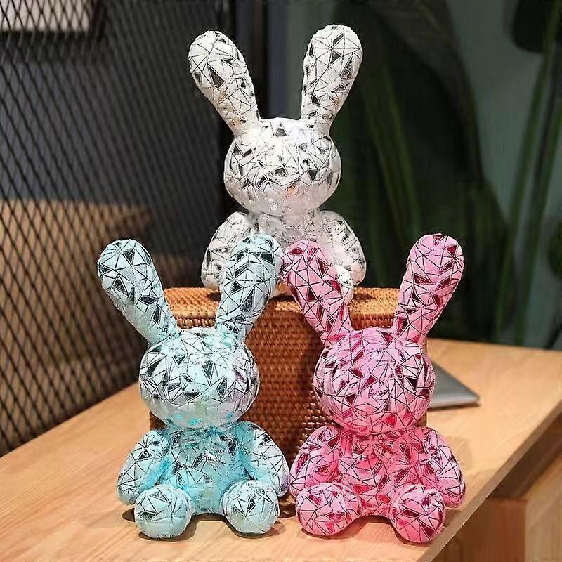 8-inch Candy Rabbit Plush Toy Crane Machine Diamond Rabbit Plush Doll ...