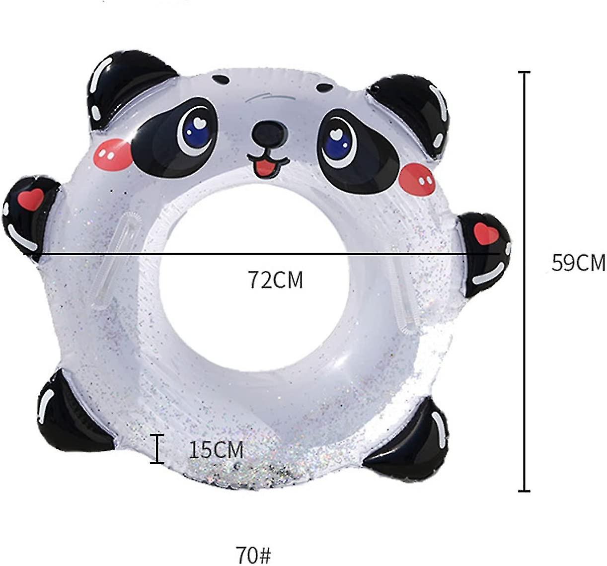 Inflatable Buoy,panda Swim Ring,inflatable Pool Float For Pool Parties ...