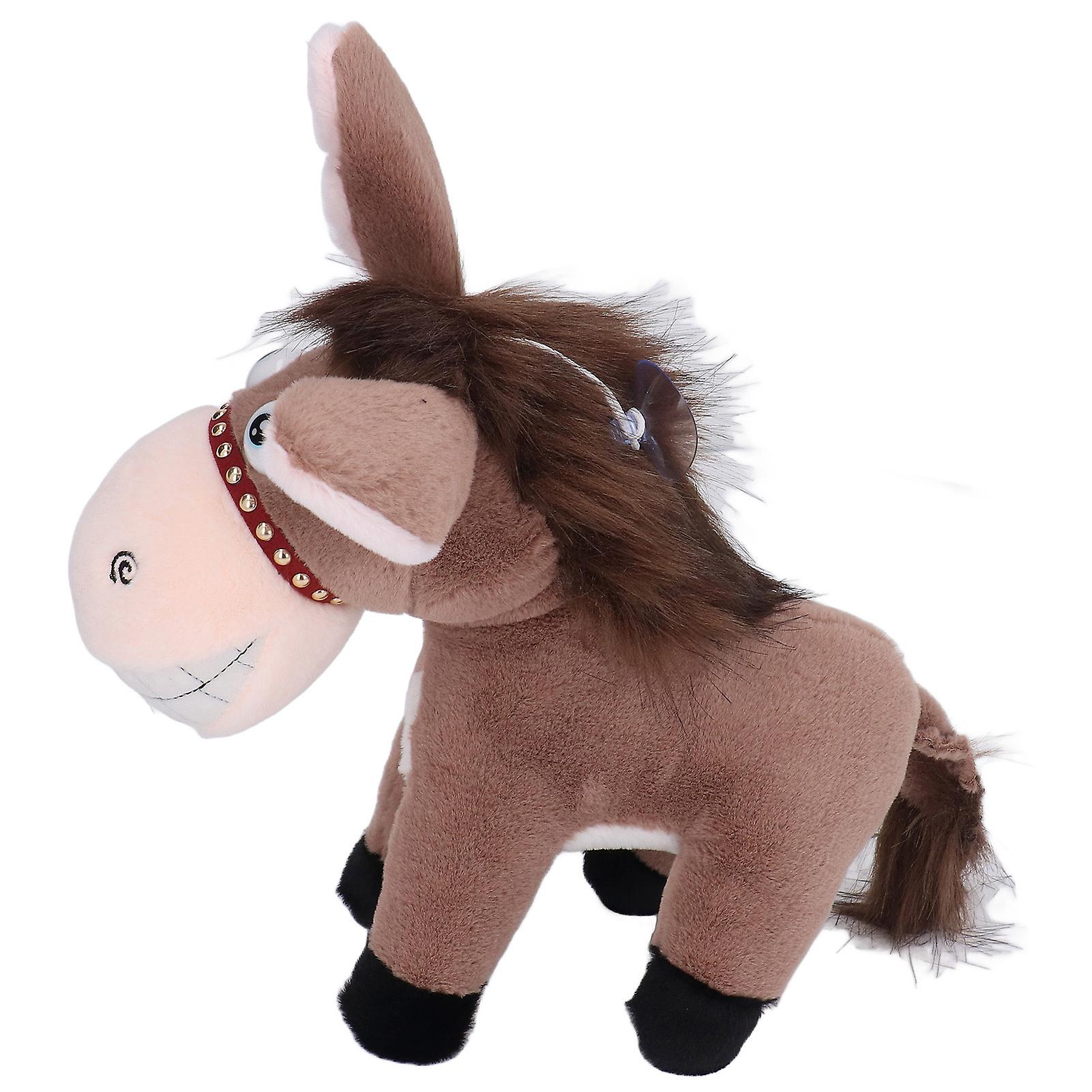 Donkey Stuffed Animal Toy Cute Soft Comfortable Vivid Donkey Plush Toy ...