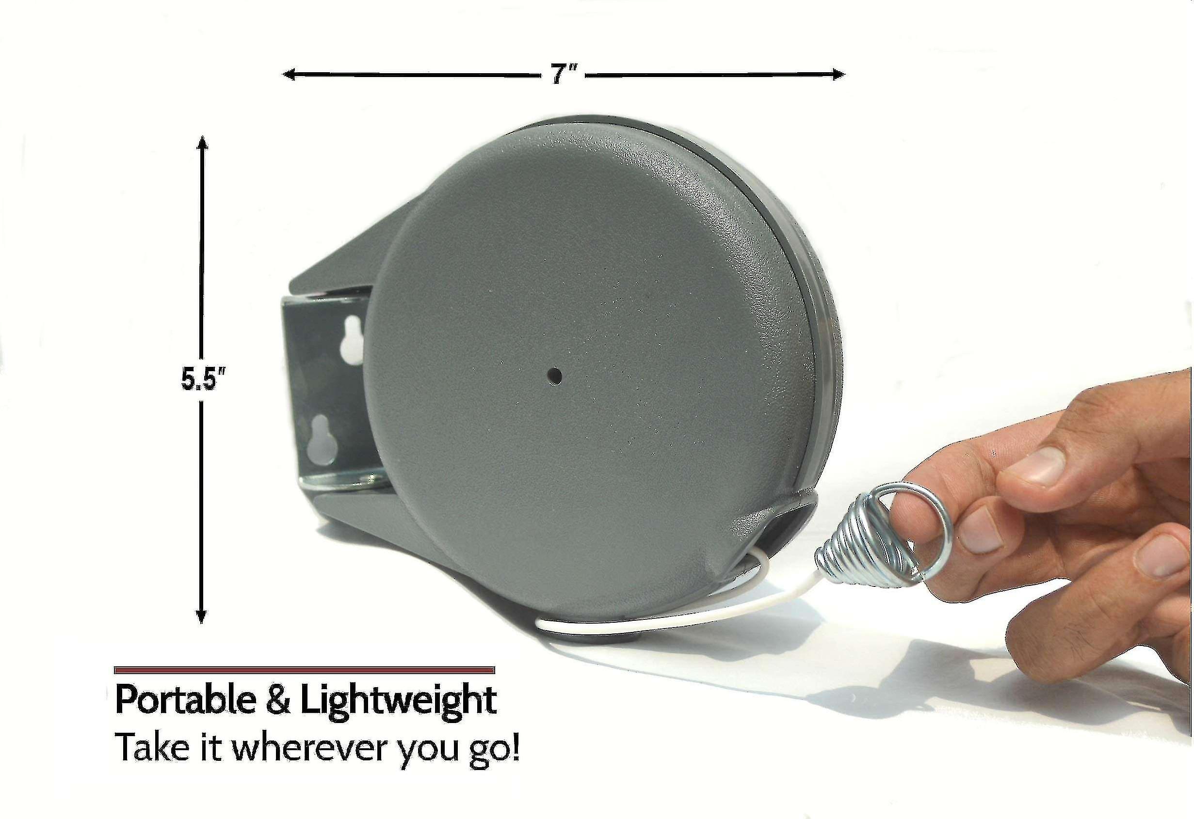 40ft Retractable Clothesline Portable Heavy Duty Indoor And Outdoor ...