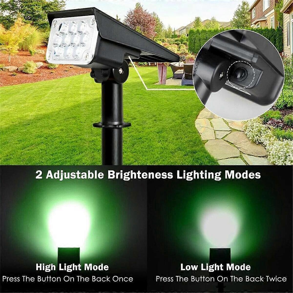 Solar Spotlight Solar Garden Light IP65 Solar Power Green Light for ...