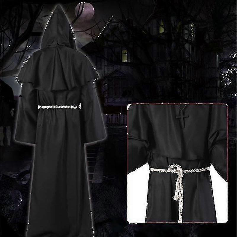 Plague Doctor Costumes Plague Doctor Mask Halloween Medieval Hooded Rob ...