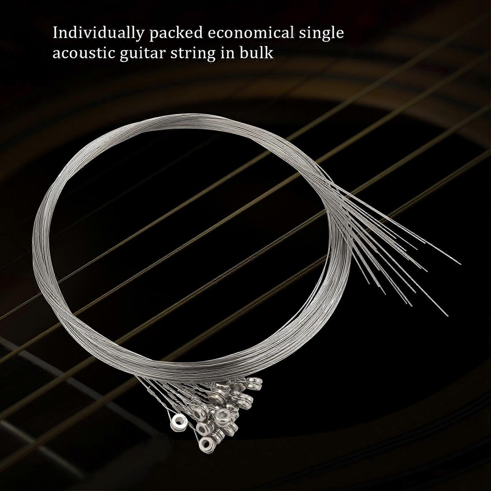 20-Pack Single Electric Guitar Strings Bulk .011 High E (Medium) 11 ...