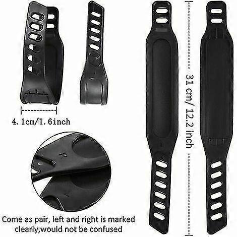 Exercise Bike Pedal Straps Rubber Pedal Straps Easy Adjustment ...