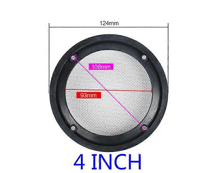 2PCS 4 inch 5 inch 8 inch Car Ceiling Speaker Grill Mesh Enclosure Net 6.5 inch Protective Cover ...