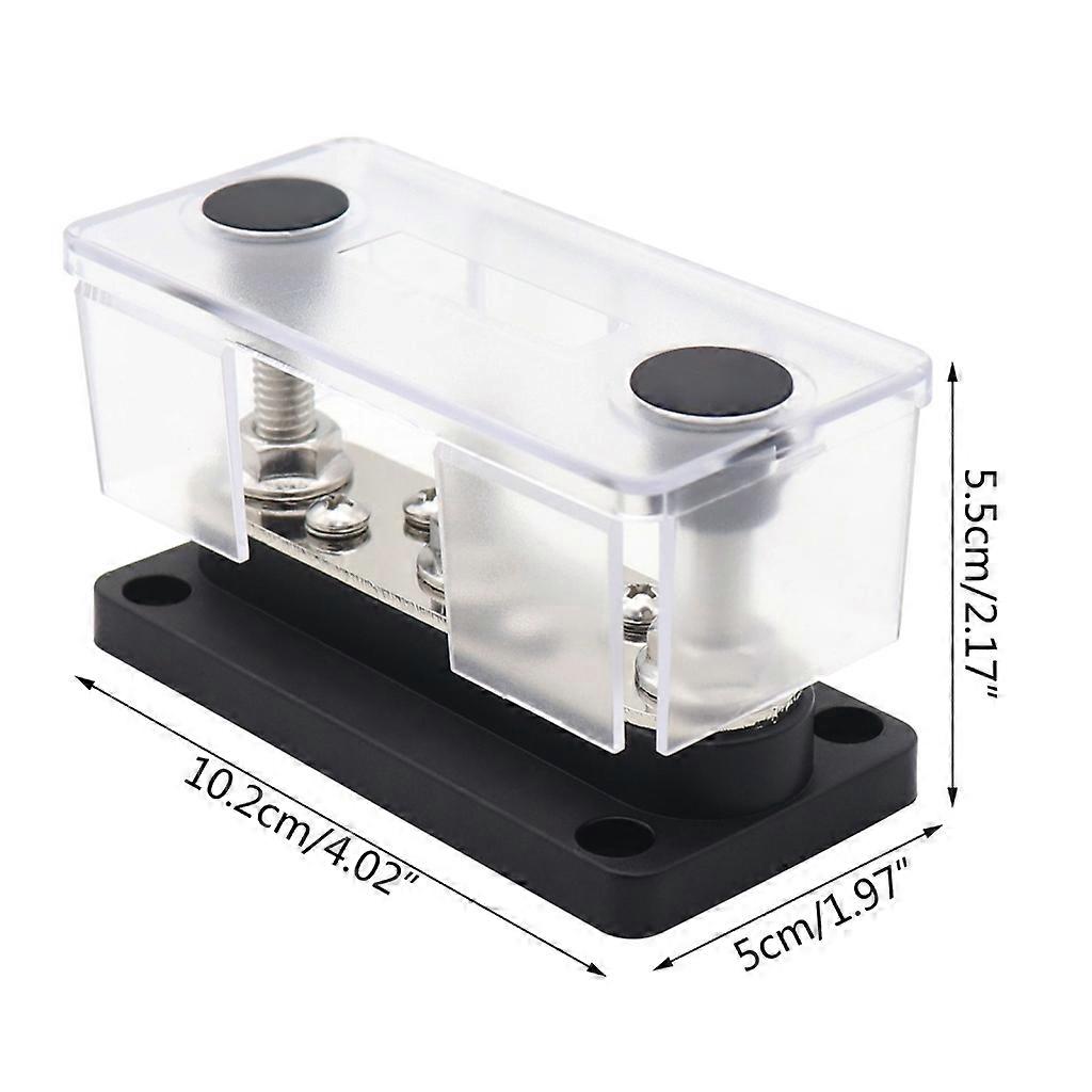 Battery Bus Bar Power 48V Distribution Block 3X M8 Car Terminal Block ...