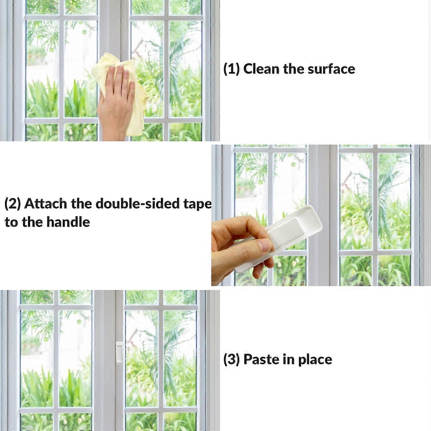 Pack Kitchen Cupboard Door Handle Window Stickers Convenient to Open ...