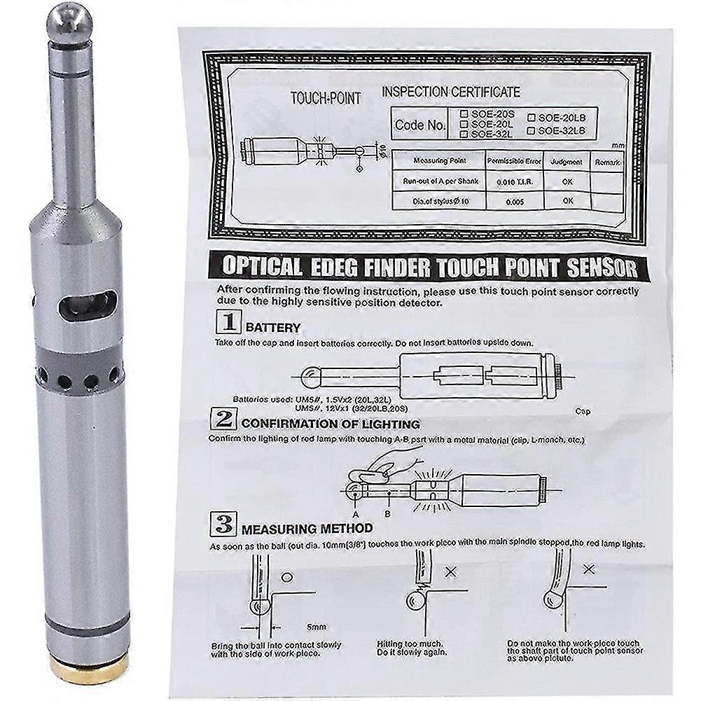 Precision Electronic Optical Edge Finder Led Beep Press Point Sensor ...