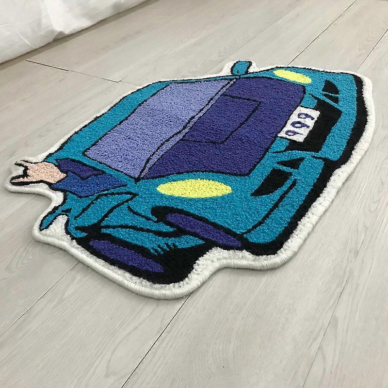 Sports Racing Car Shape Rug Boy Living Room Bedroom Decor Carpet ...