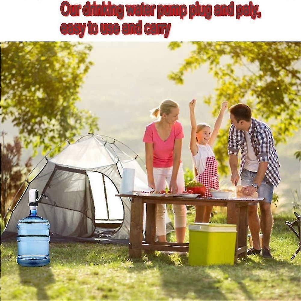 Water Bottle Pump, 5 Gallon Usb Charging Automatic Drinking Water Pump ...