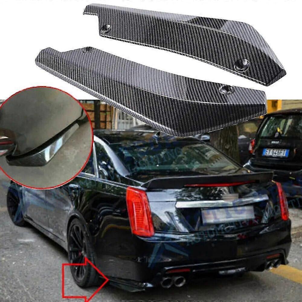 For Cadillac Escalade ATS CTS Car Rear Bumper Splitter Diffuser Canard ...