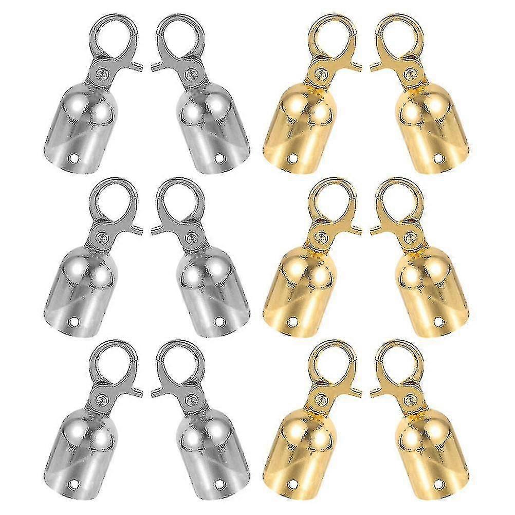 12pcs Rope End Hooks Guardrail Rope End Hooks Rope Fastener Stanchions ...