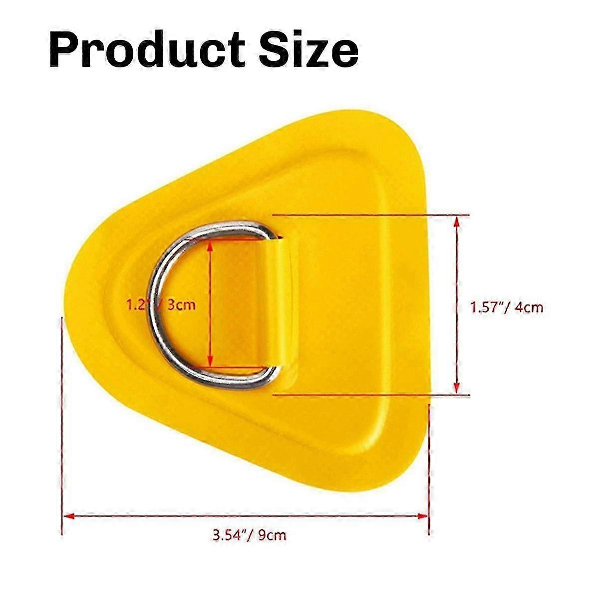 6pcs D-ring Patch For Inflatable Boat Kayak Dinghy Sup, D-ring Pvc ...