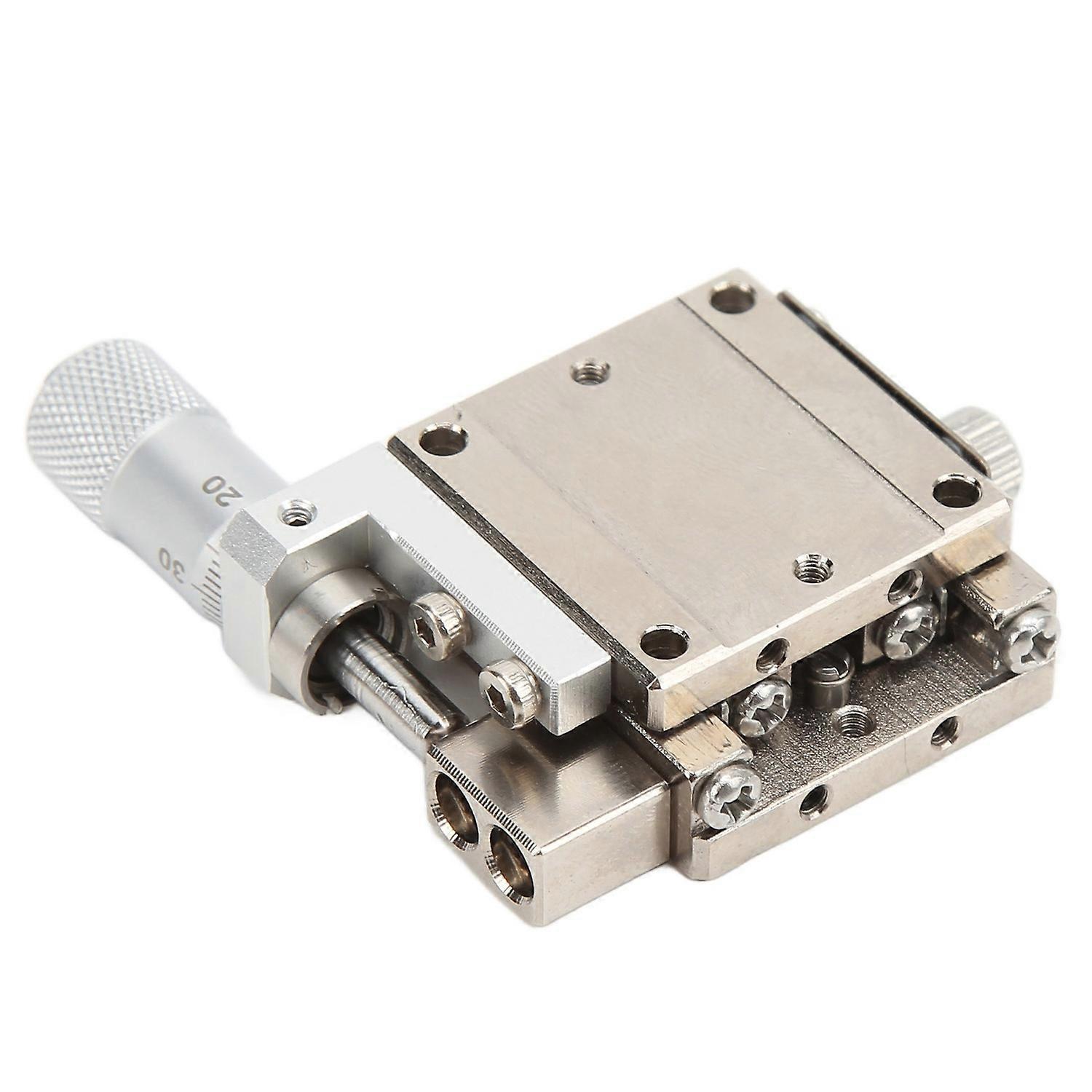 Linear Stage X Axes 25x25mm Micrometer Manual Displacement Platform ...