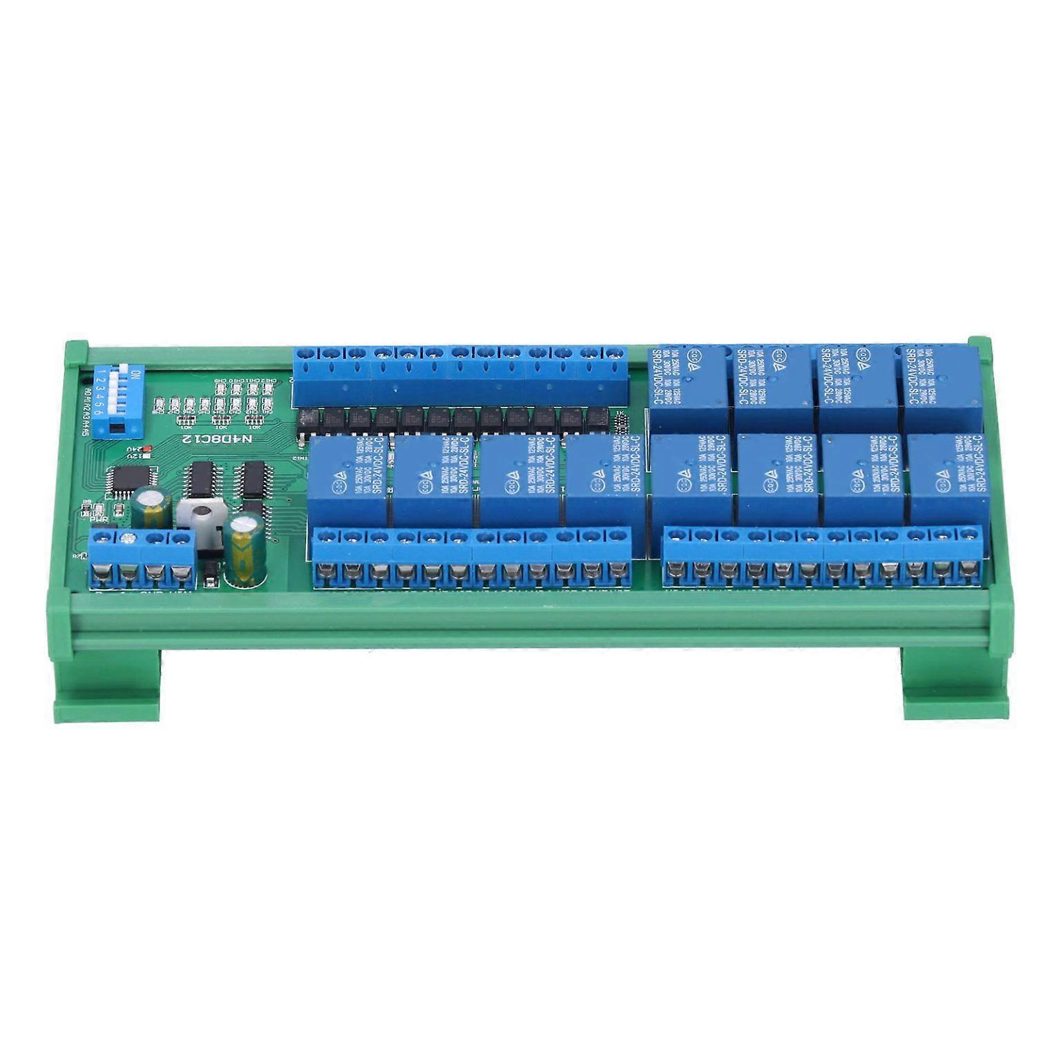12 in 12 out rs485 relay Relay Module 12 In 12 Out RS485 Board ...