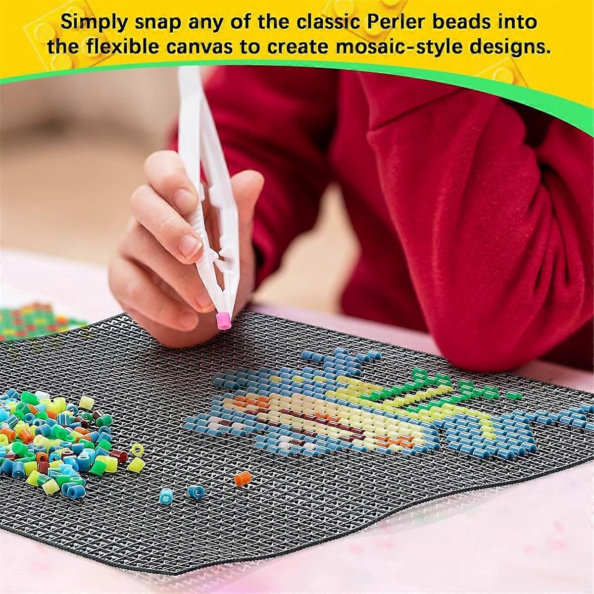 4 Pcs Fuse Bead Boards Canvas for Bead Crafts Compatible with ...