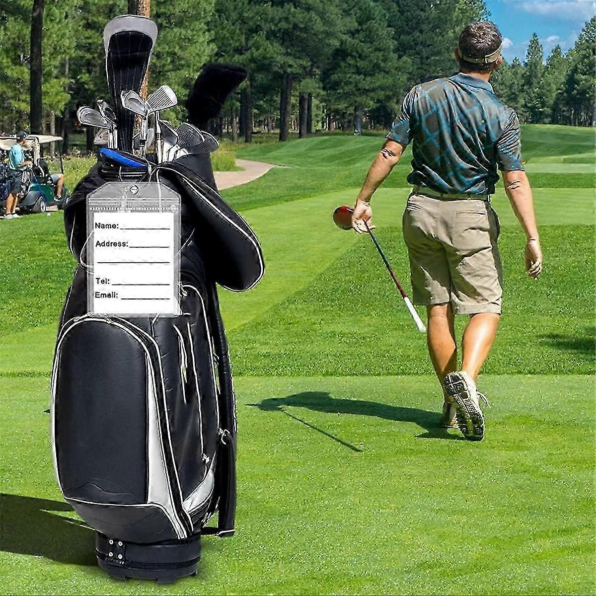 Extra Large Waterproof Travel Tag Set Travel Golf Luggage Tags Golf Bag ...