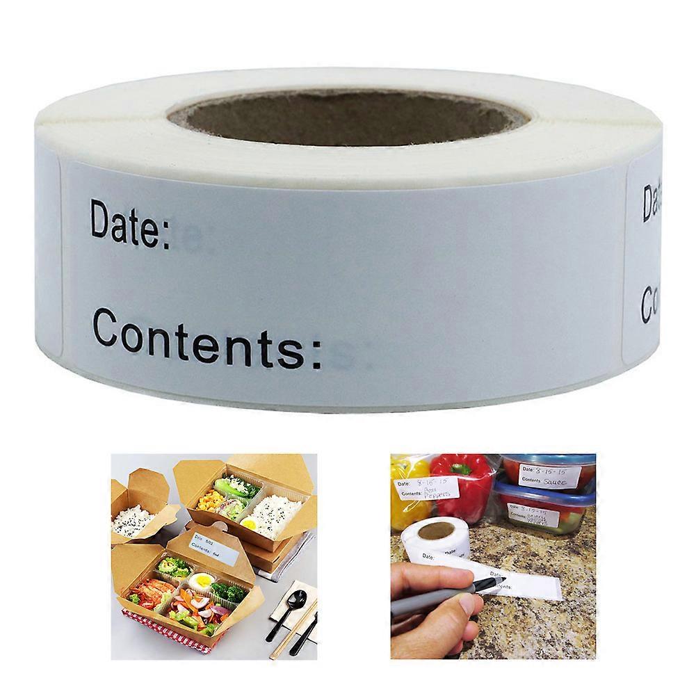 Dissolvable Food Labels, Water Resistant, Tear-Resistant, 125Pcs/Roll ...