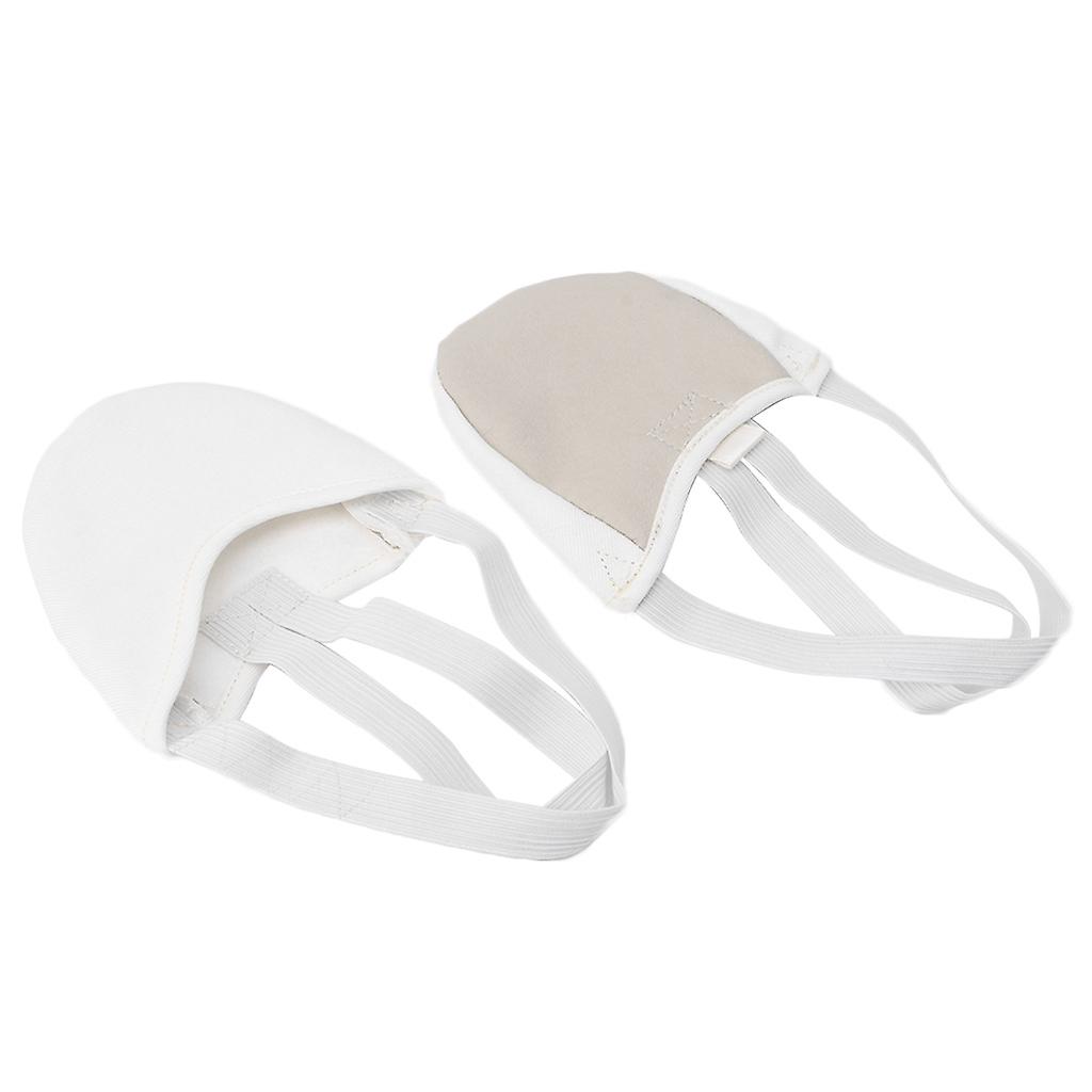 Half Faux Leather Sole Ballet Pointe Dance Shoes Rhythmic Gymnastics ...