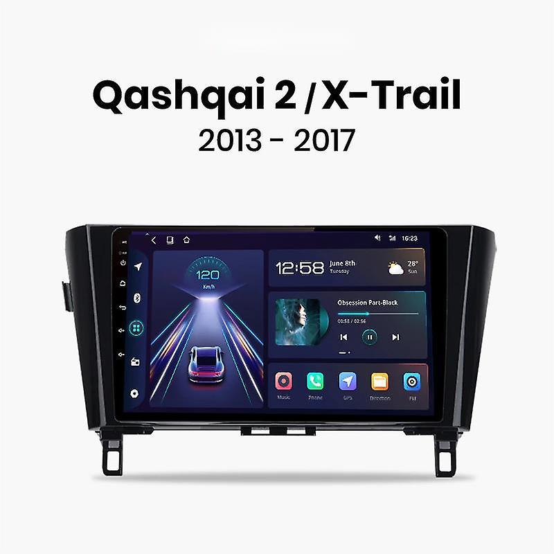 Android Auto Radio for Nissan Qashqai J11 X-Trail 3 T32 2013-2017 Carplay Car Multimedia GPS ...