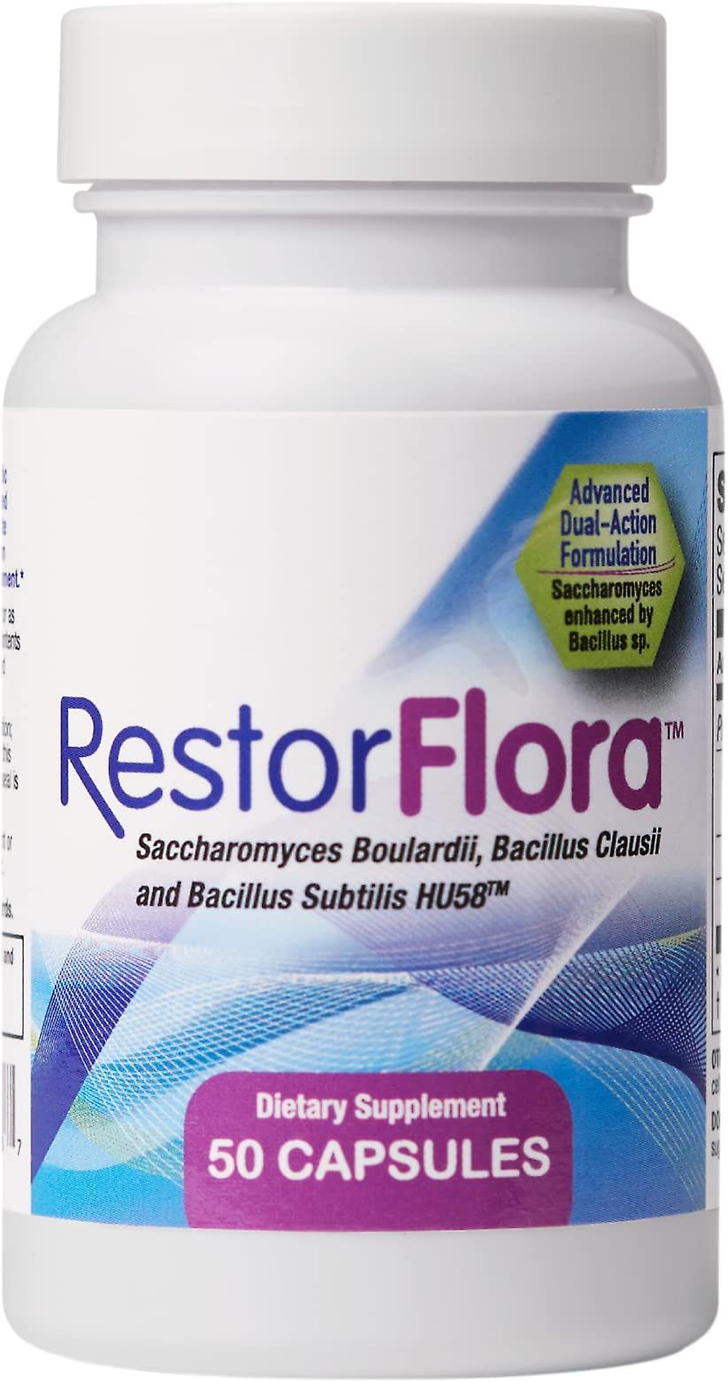 Microbiome Labs RestorFlora Probiotic Supplement 50 Capsules | Fruugo AU
