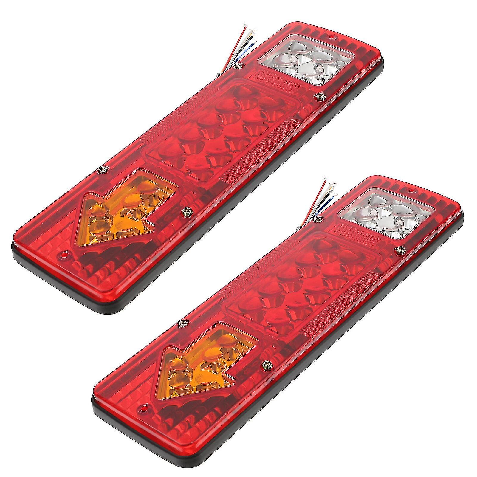 2pcs Trailer Tail Light 12v Led Trailer Lights Signal Running Lamp For ...