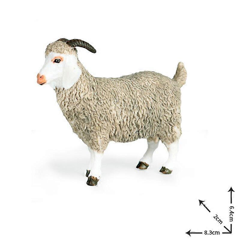 Angora Goat Animal Model Action Figure Sheep Animal Action Figures ...