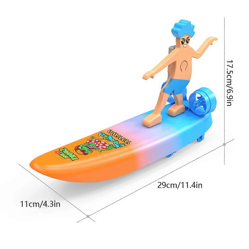 2 in 1 Remote Control Boat 2.4G RC-Surfer Water Surfboard Land Water ...