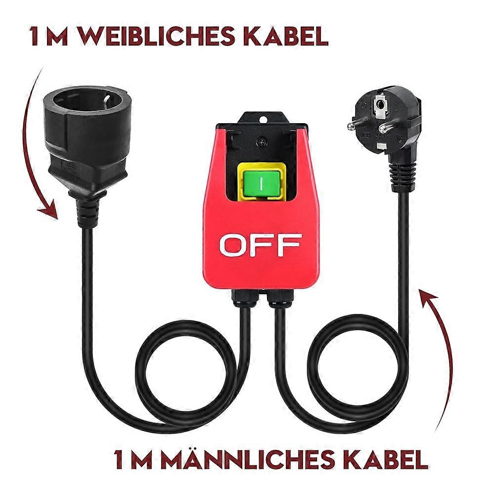 220V Single Phase On/Off Switch, -Switch with Large Stop Shield Paddle ...