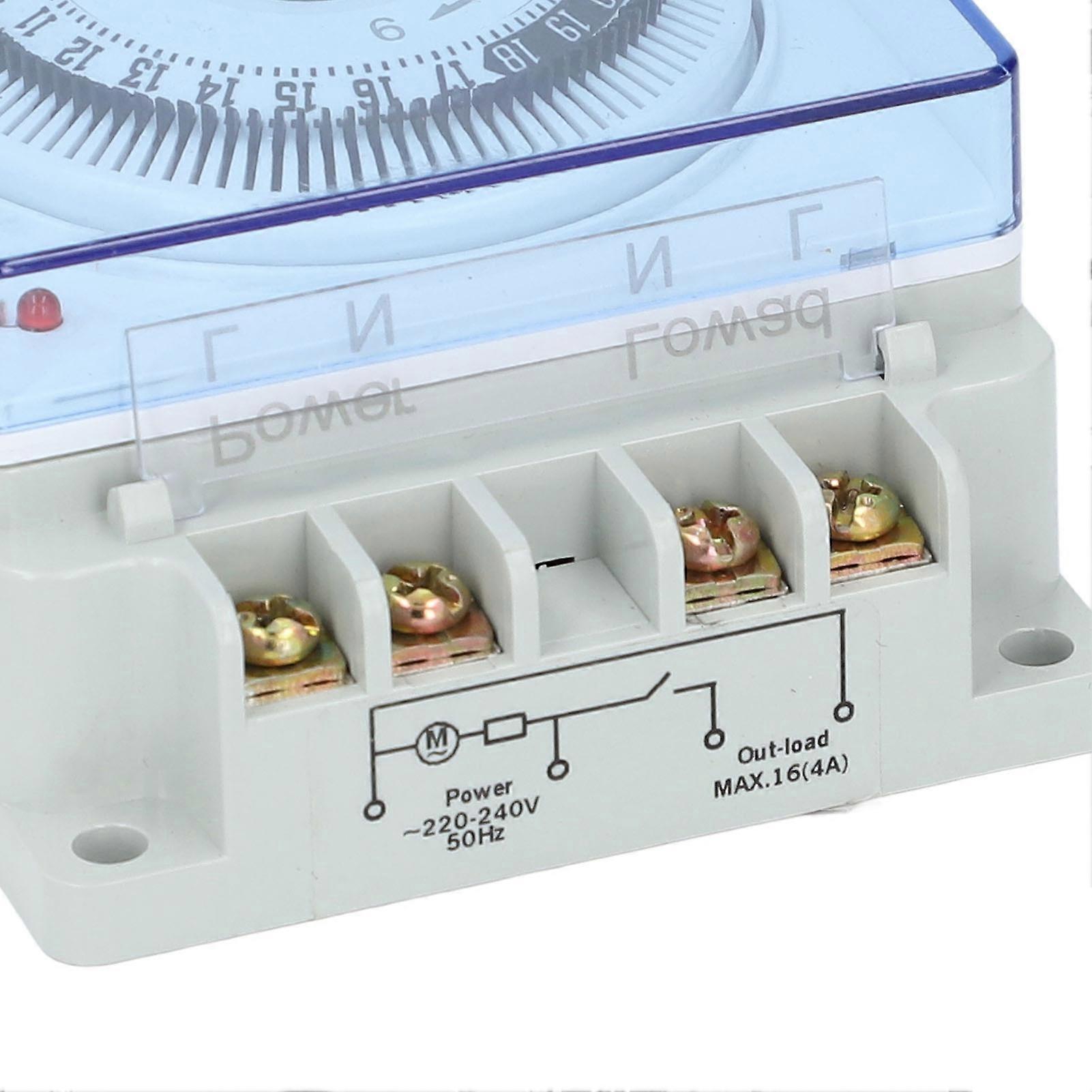 24 Hour Mechanical Time Switch Automatic Power Off Quick Connect Timer ...