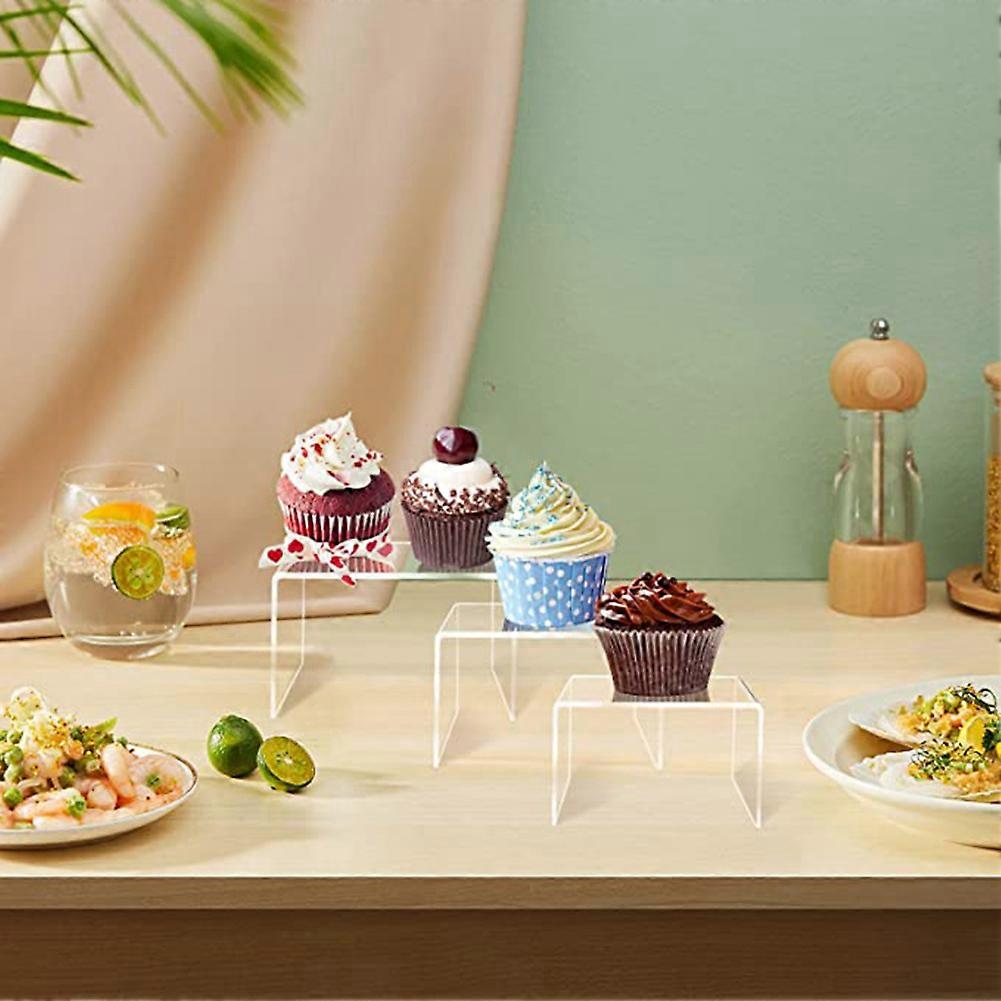 U-shaped Bending Acrylic Display Stand Multi-purpose Stackable Storage ...