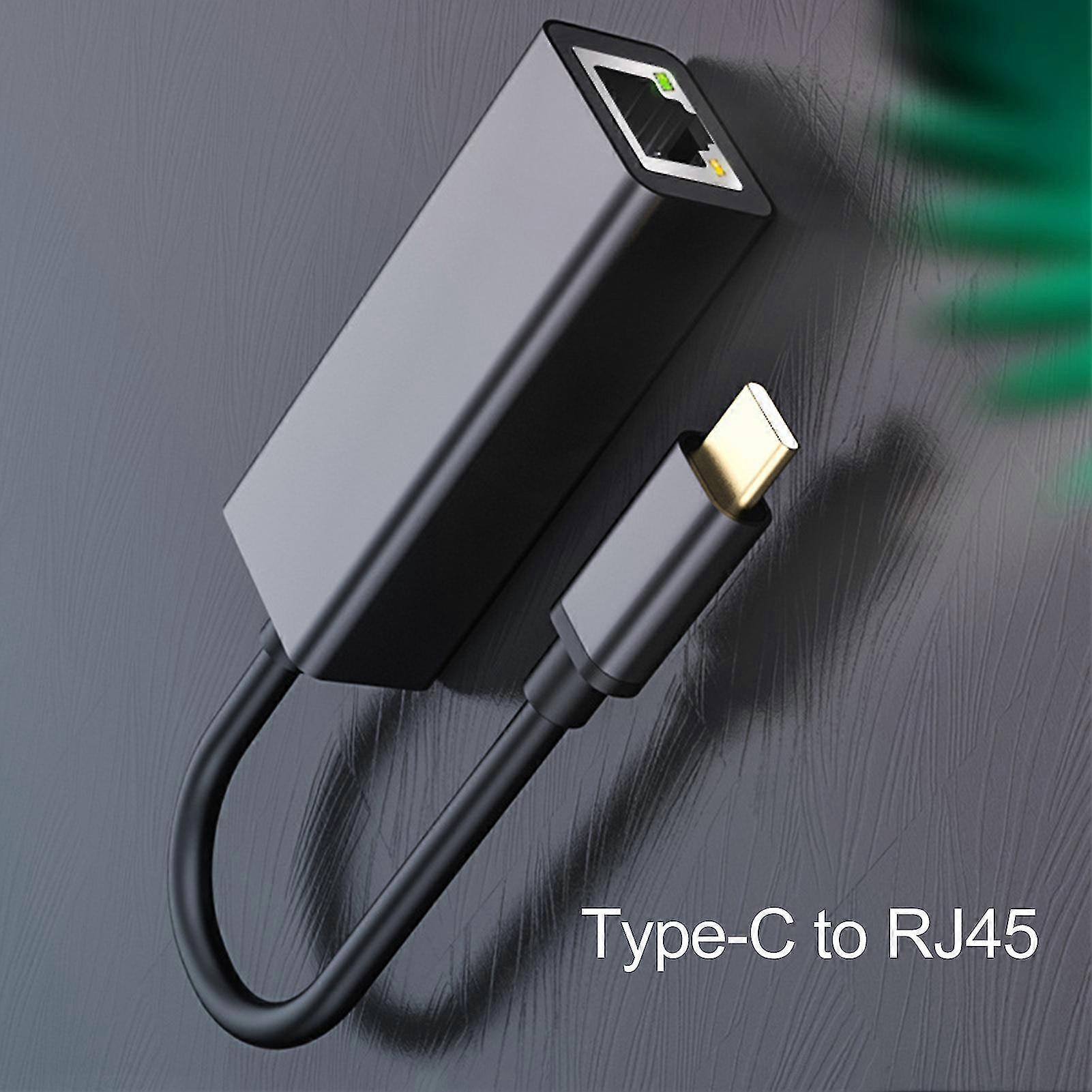 Universal Flexible Tpe Usb Type C Ethernet To Rj45 Lan Adapter For ...