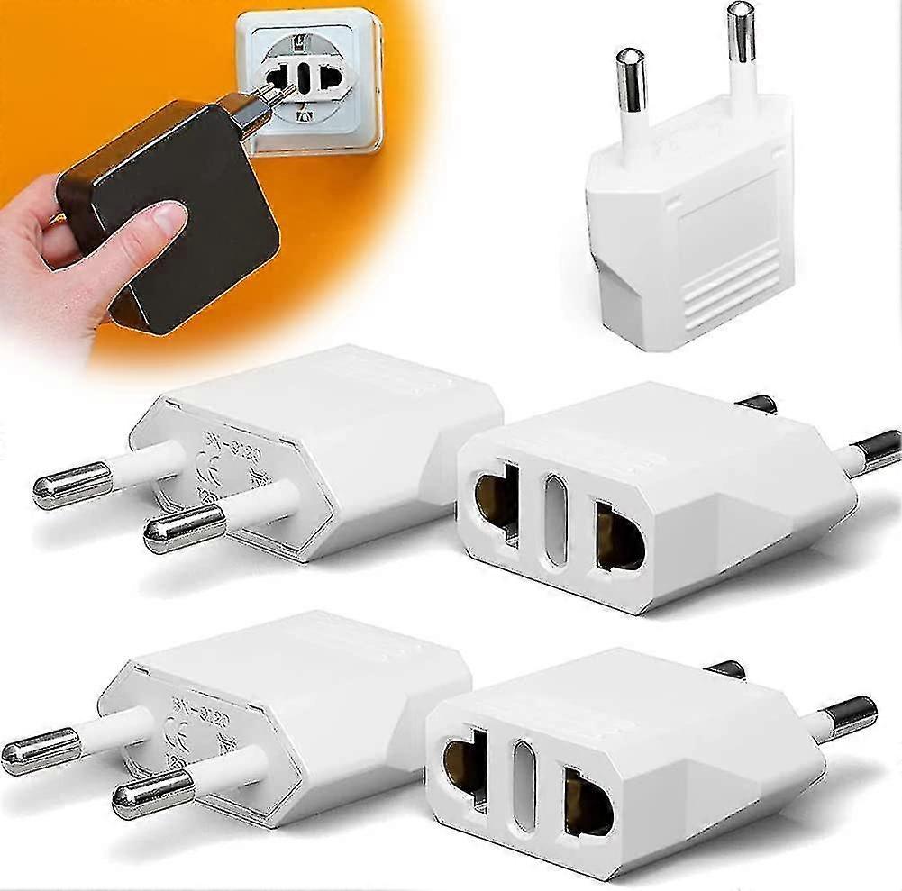 European Plug Adapter, Europe Outlet Plug Adapters, Travel Power Plug ...