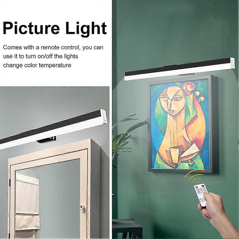 USB Rechargeable Adjustable Brightness Picture Light With Remote For ...