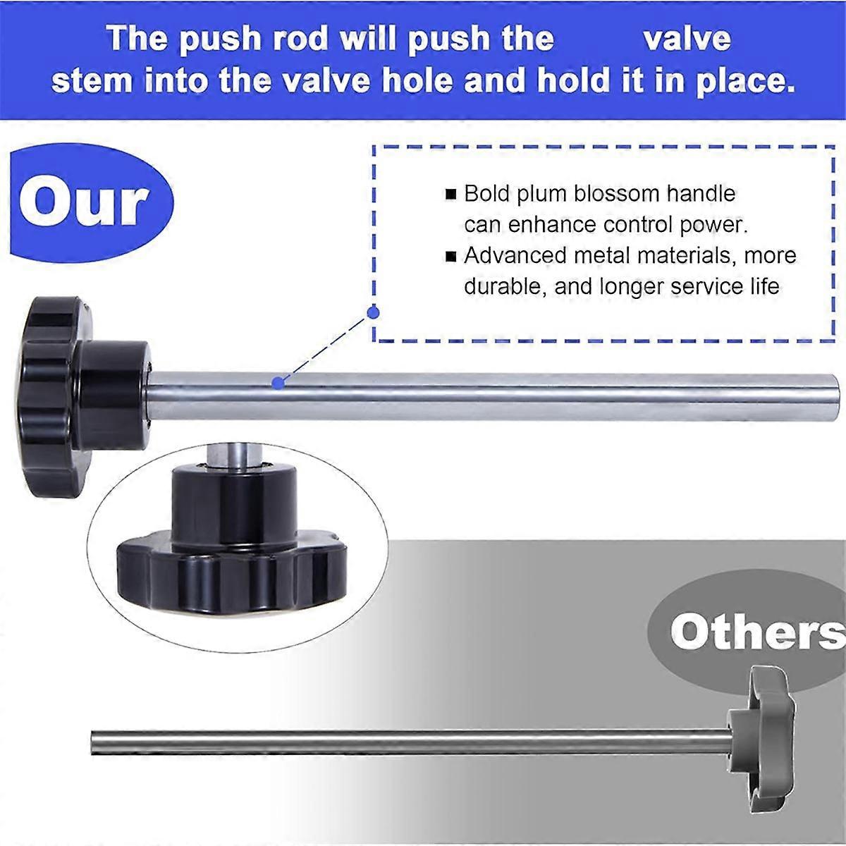 Quick Change Tire Valve Tool Kit, Tire Valve Stem Core Quick Change ...