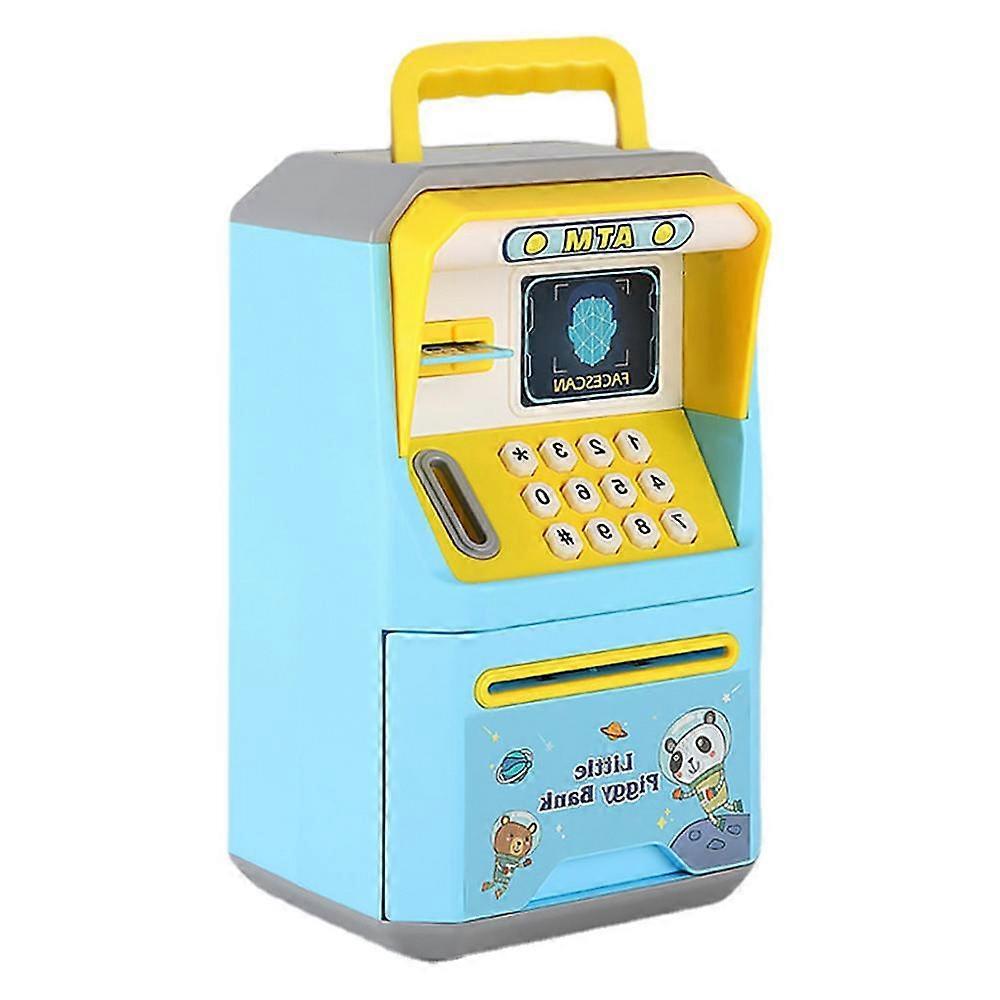 Mini ATM Machine Toy Electronic Bank Password Box Simulated Face ...