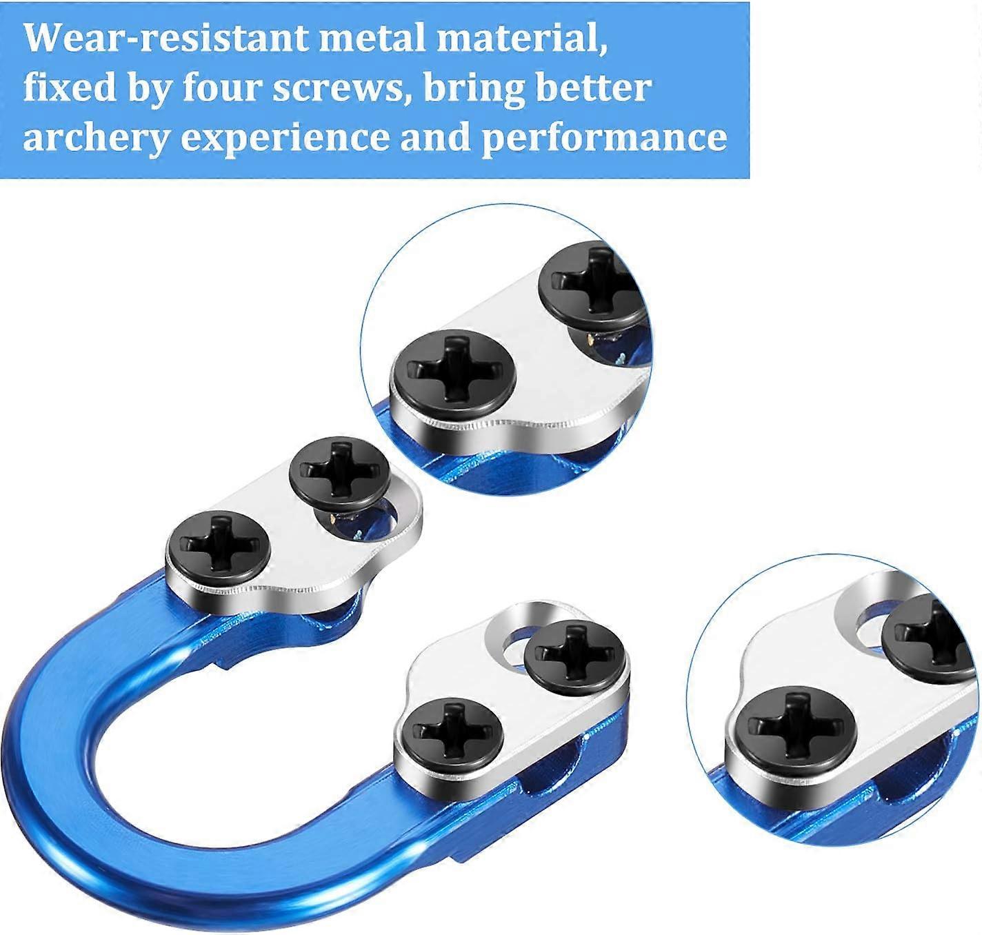 3 Sets Archery Buckle Compound Bow Metal D Buckle Metal D Buckle Notch ...