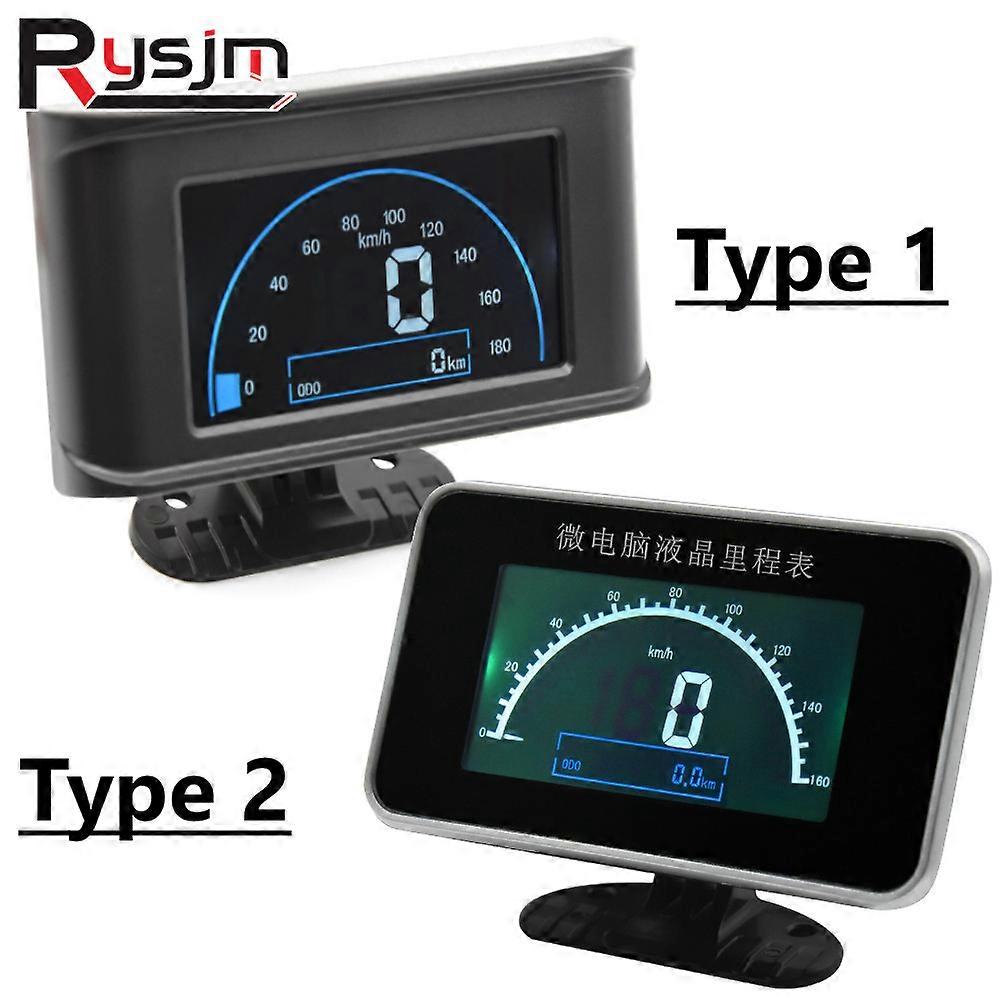 HD 12V/24V Digital Car Truck Speedometer Speed Meter + Odometer Gauge ...
