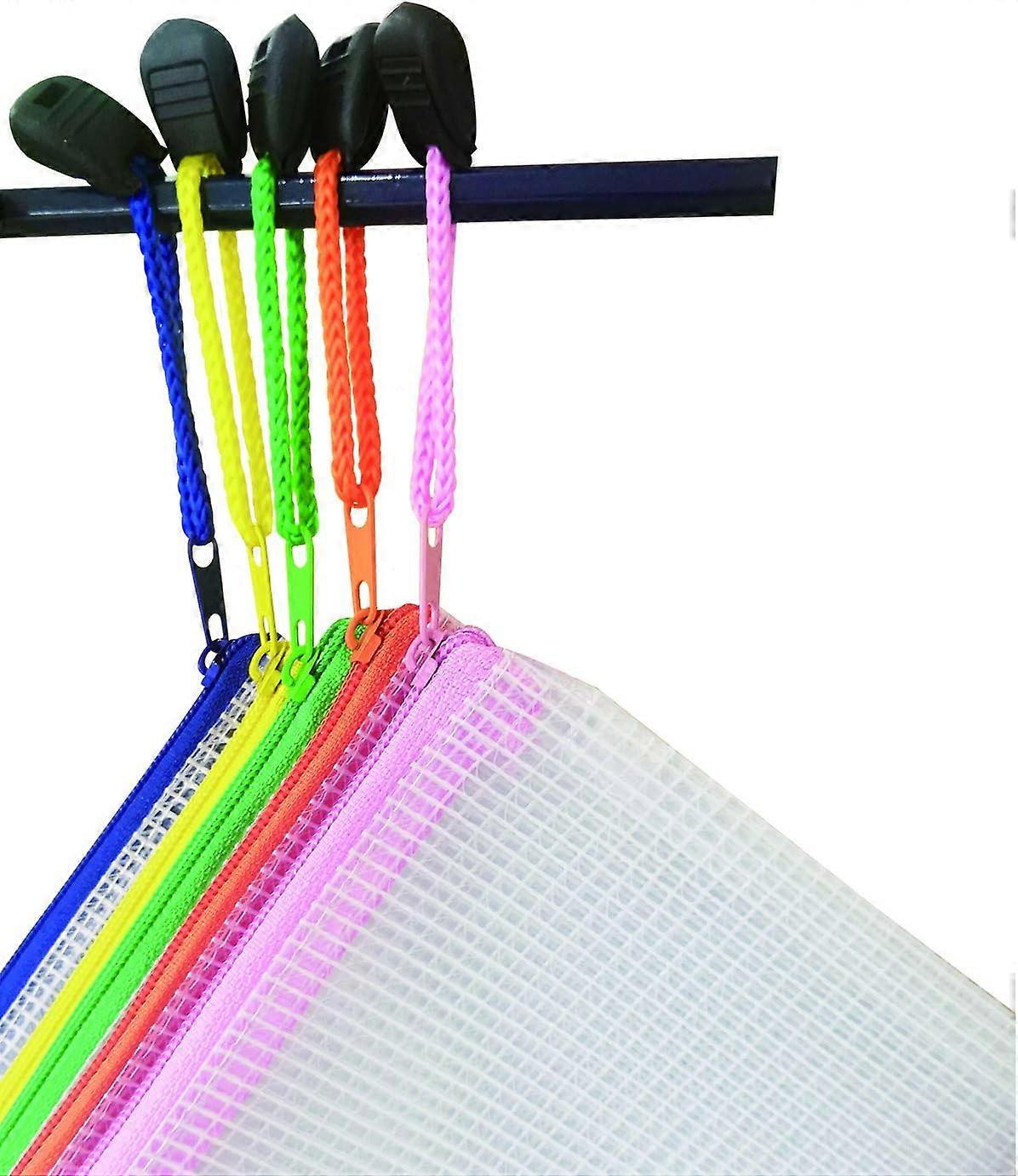 A3 Document Folder File Zipper Bags Plastic Wallets Folder (A3-10PCS ...